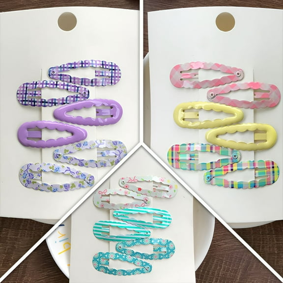 DESIGNICE 3Pcs Baby Hair Clips,Fashionable and Versatile Toddler Hair ...