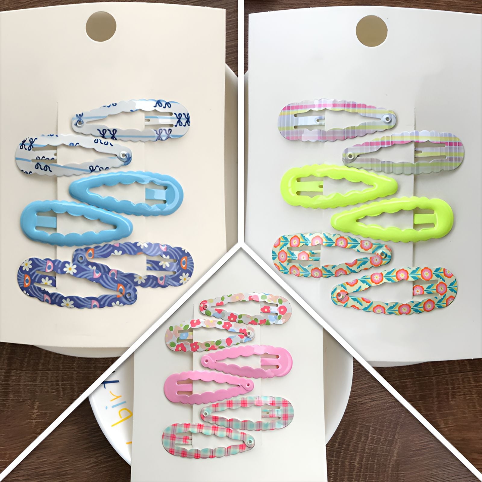 DESIGNICE 3Pcs Baby Hair Clips,Stylish Hair Accessory Toddler Hair ...