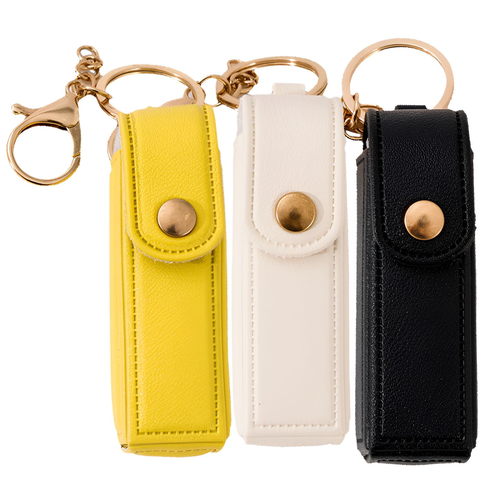 DESIGNICE 3Pcs Chapstick Holder Key Chain,Includes Keychain Design ...