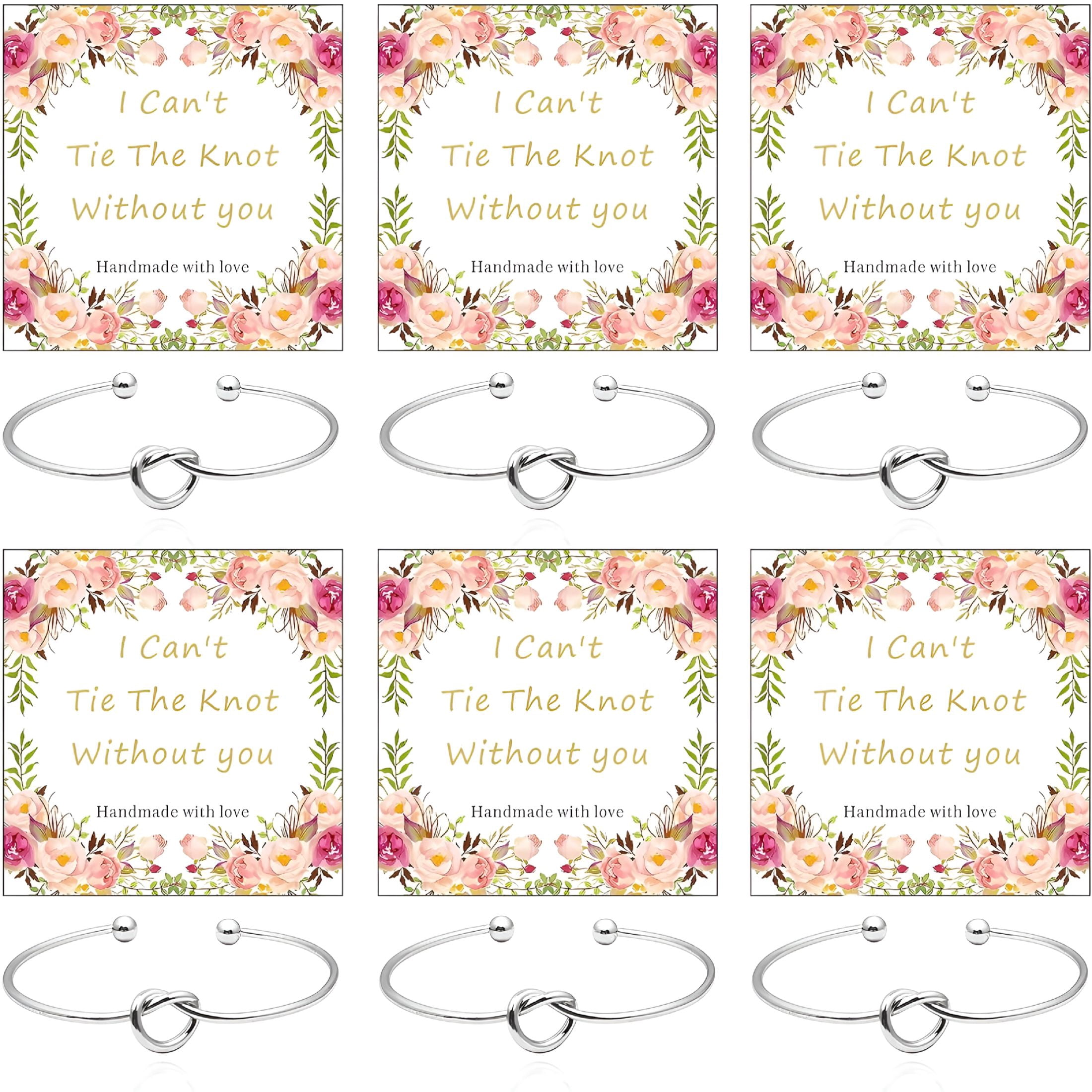 DESIGNICE 4/6Pcs Wedding Bridesmaid Bracelet for Women Girls Gifts for ...