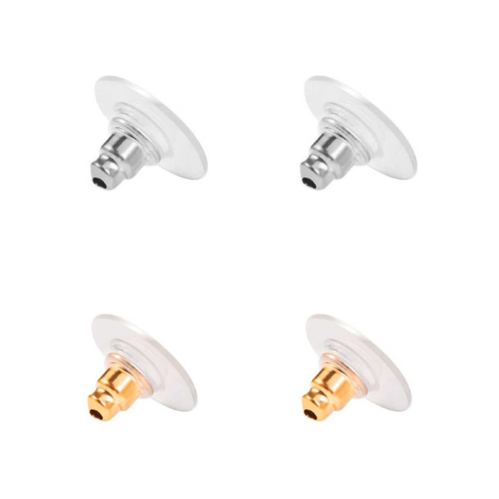 DESIGNICE 4 Pcs Earring Backs for Droopy Ears,Lightweight Material ...