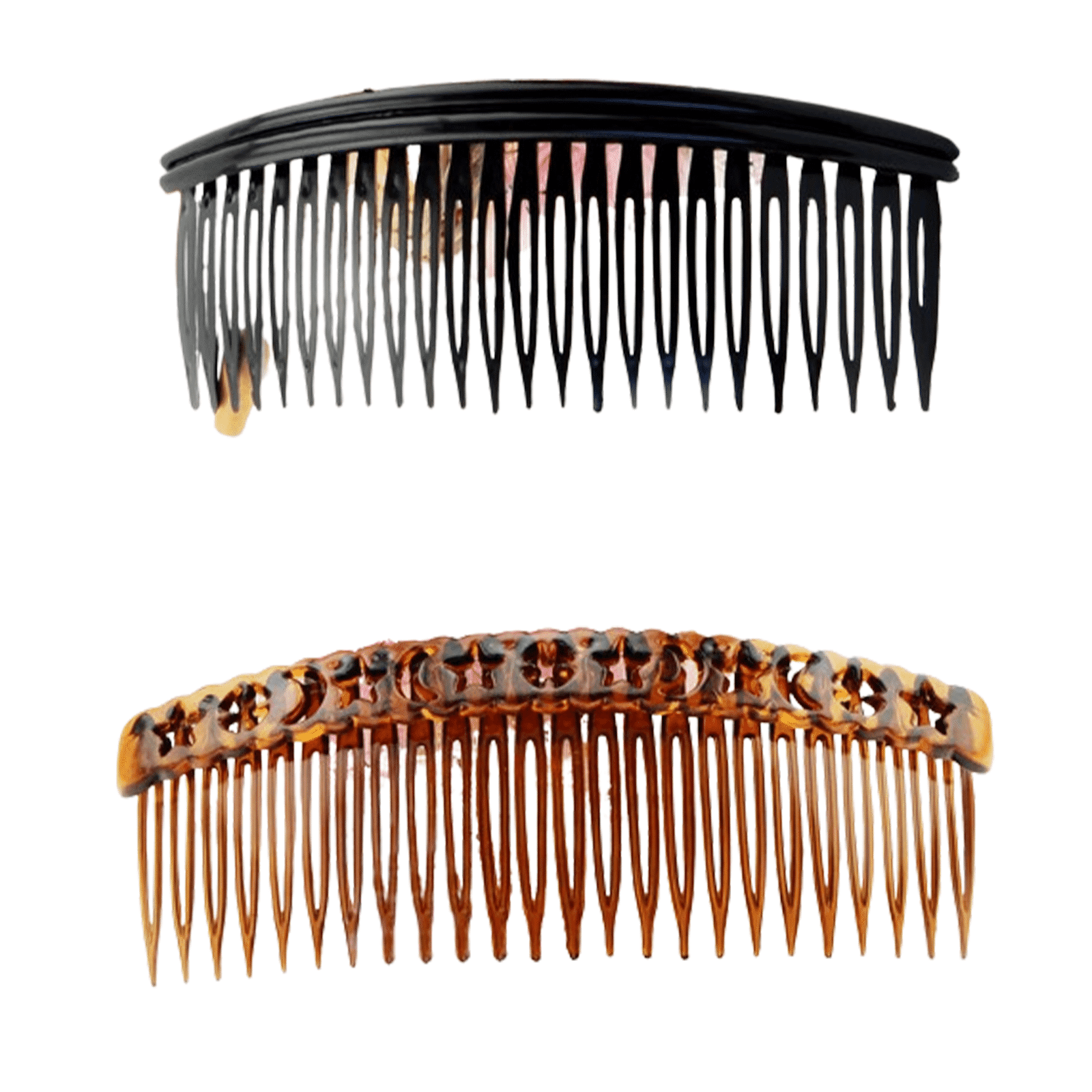 DESIGNICE 4 Pcs Hair Comb,24-Tooth Wide Tooth Comb,Wavy Design Hair ...