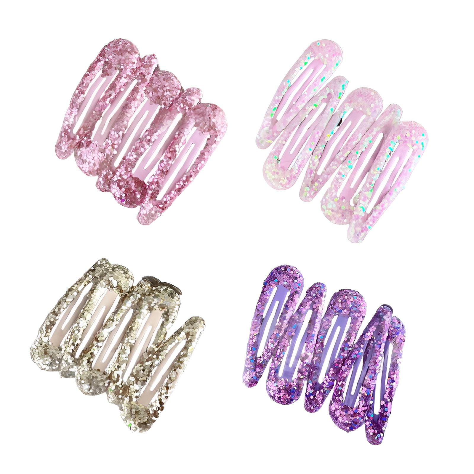 DESIGNICE 4Pcs Baby Hair Clips,Practical Hair Clip Design Toddler Hair ...