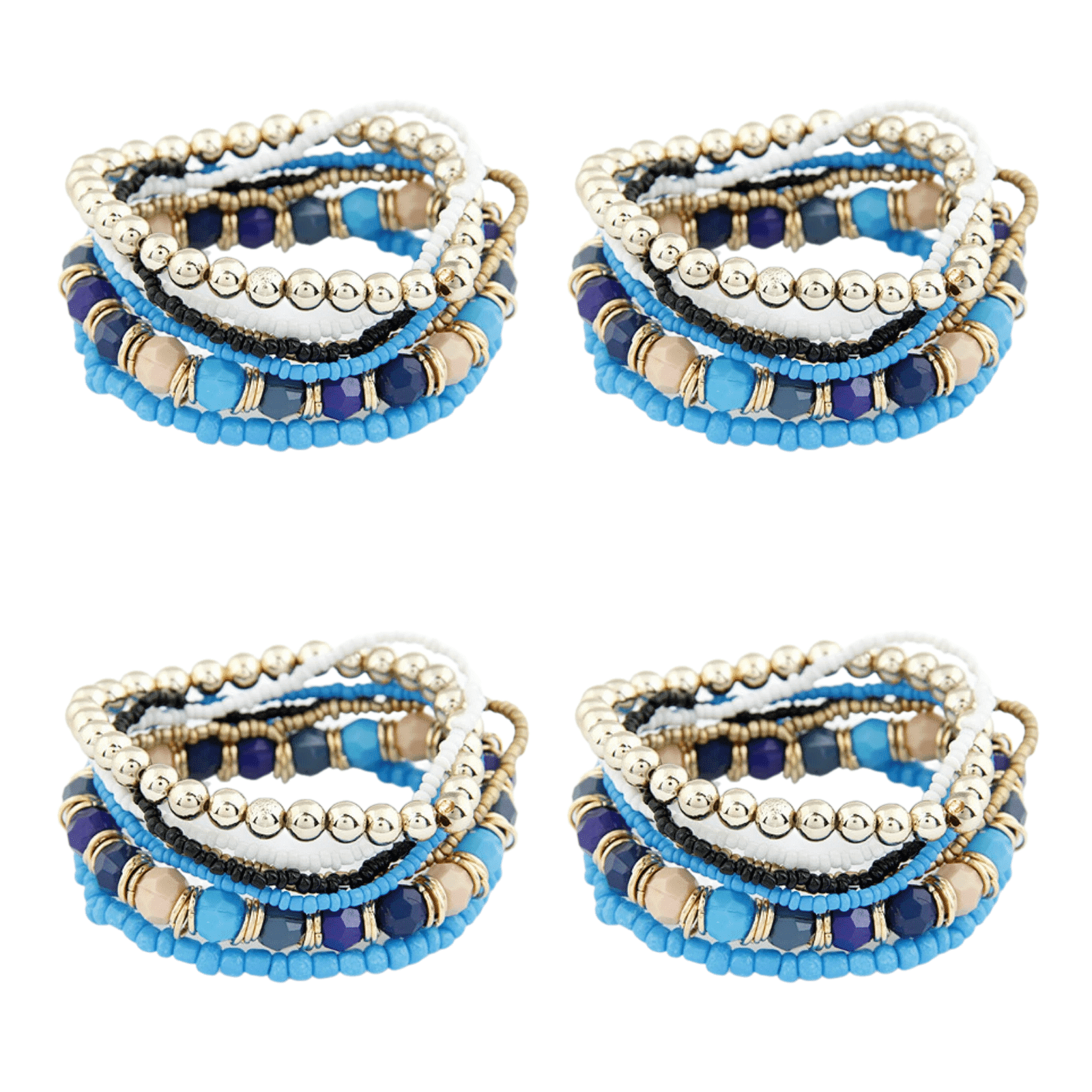 DESIGNICE 4Pcs Bracelet Set,Bohemian Style Bracelets for Teen Girls ...