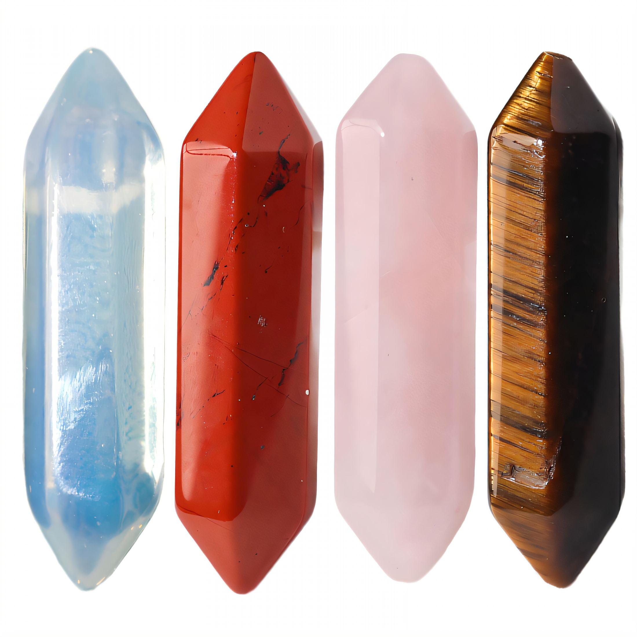 DESIGNICE 4Pcs Crystals and Healing Stones Captivating Surface Shine ...