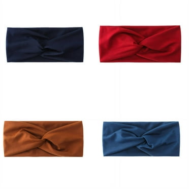 Onaparter 4 Pcs Fitness Bandana Head Knotted Headbands 70s for Women ...