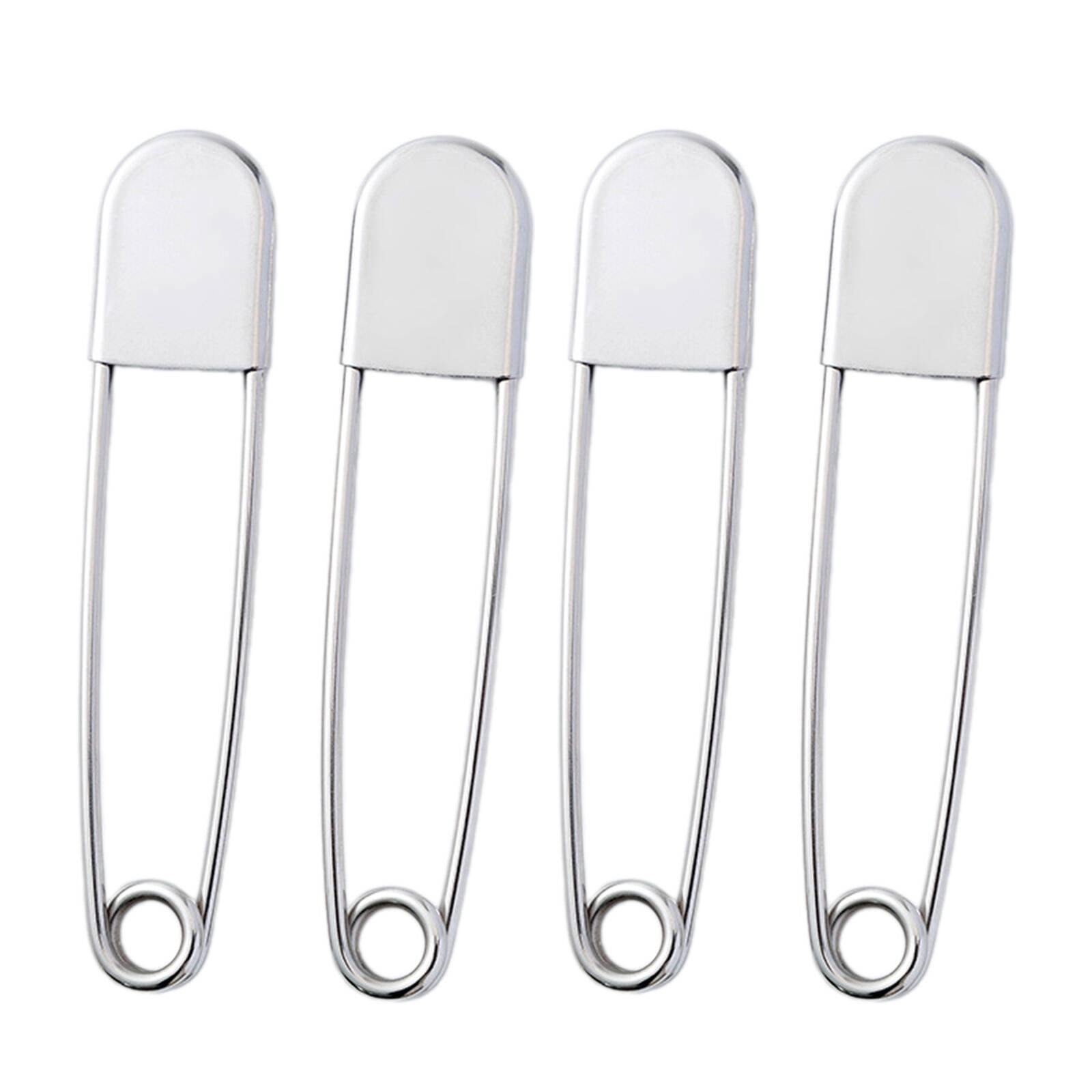 DESIGNICE 4Pcs Safety Pins,Covered Head Safety Pins,Safety Design Large ...