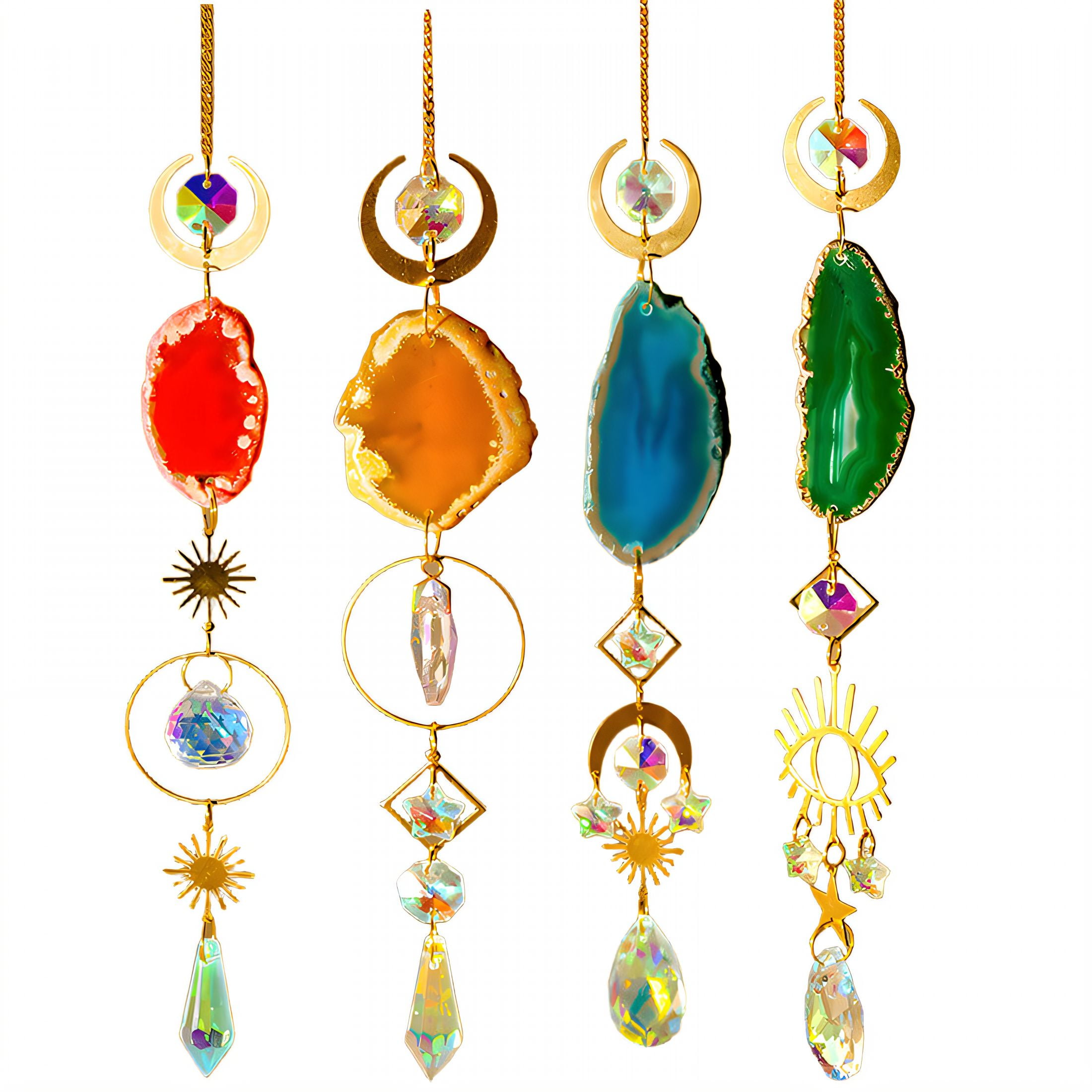 DESIGNICE 4Pcs Sun Catcher Artistic Temperament Sun Catchers Indoor ...