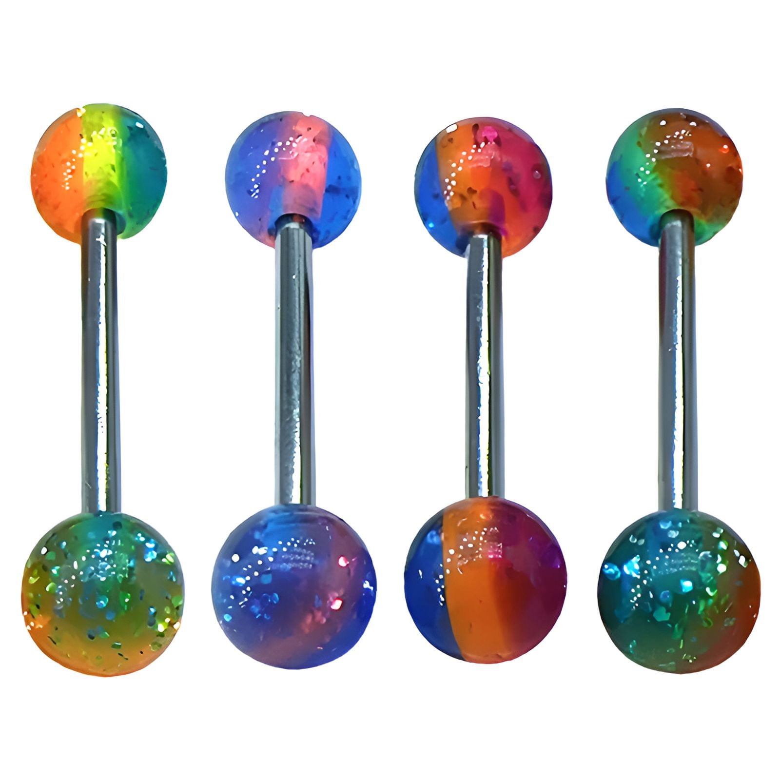 DESIGNICE 4Pcs Tongue Rings,Piercing Jewelry,Body Jewelry,Style624 ...