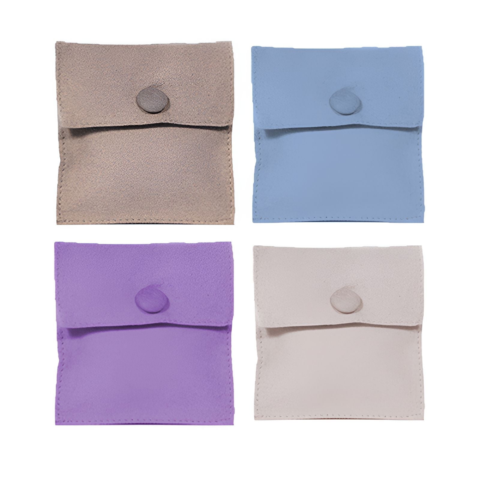 DESIGNICE 4Pcs Travel Jewelry Case,Superior Fabric Resilient and ...
