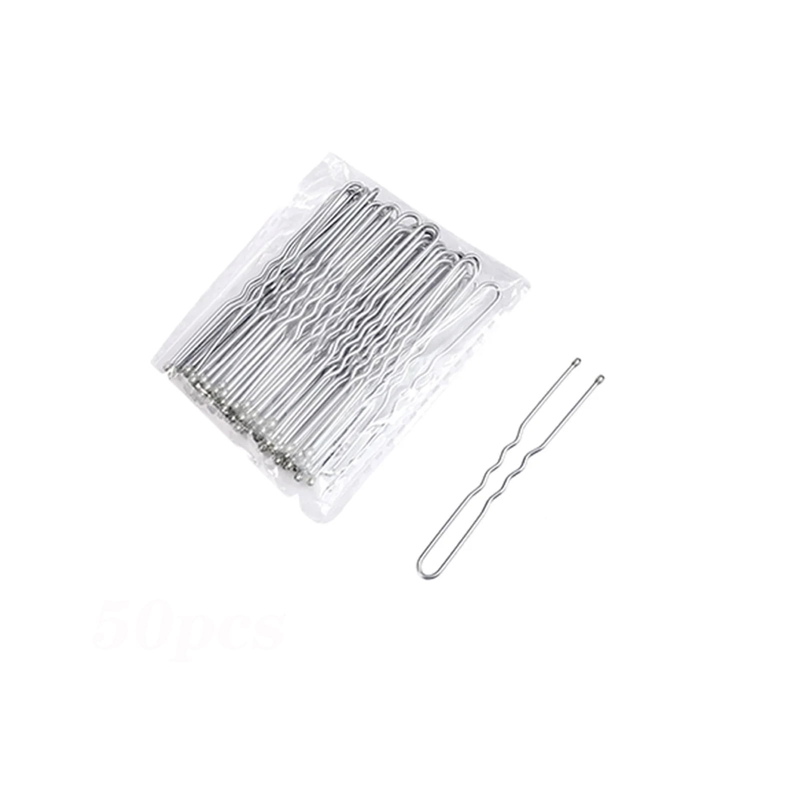 DESIGNICE 50 Pcs Bobby Pins,Strong U-Shape Hair Pins for Women,No-Slip ...