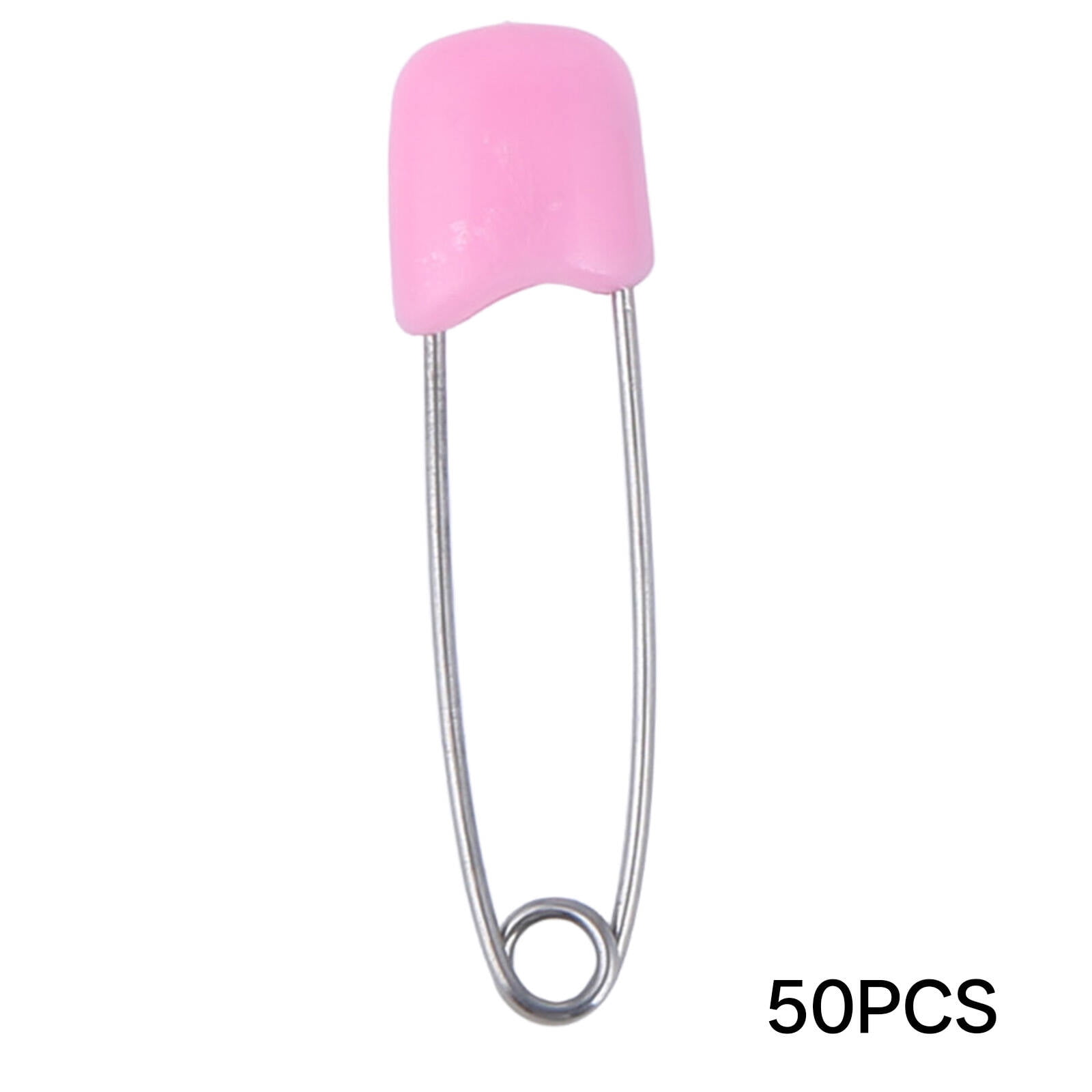 DESIGNICE 50Pcs Baby Safety Pins,Anti-Rebound Design Baby Diaper Pin ...