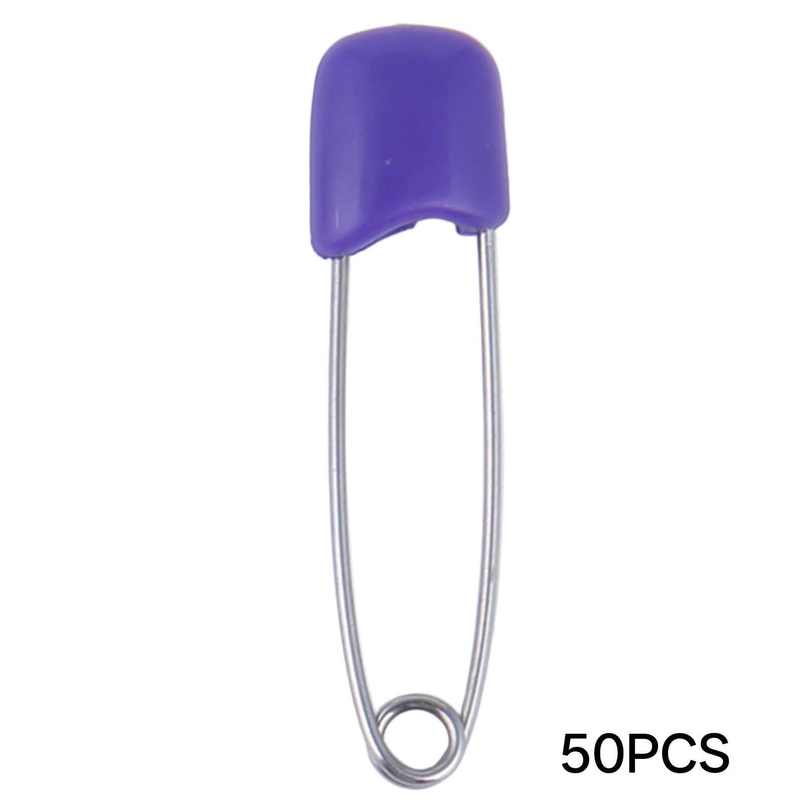 DESIGNICE 50Pcs Baby Safety Pins,Baby Essentials Baby Diaper Pin,Secure ...