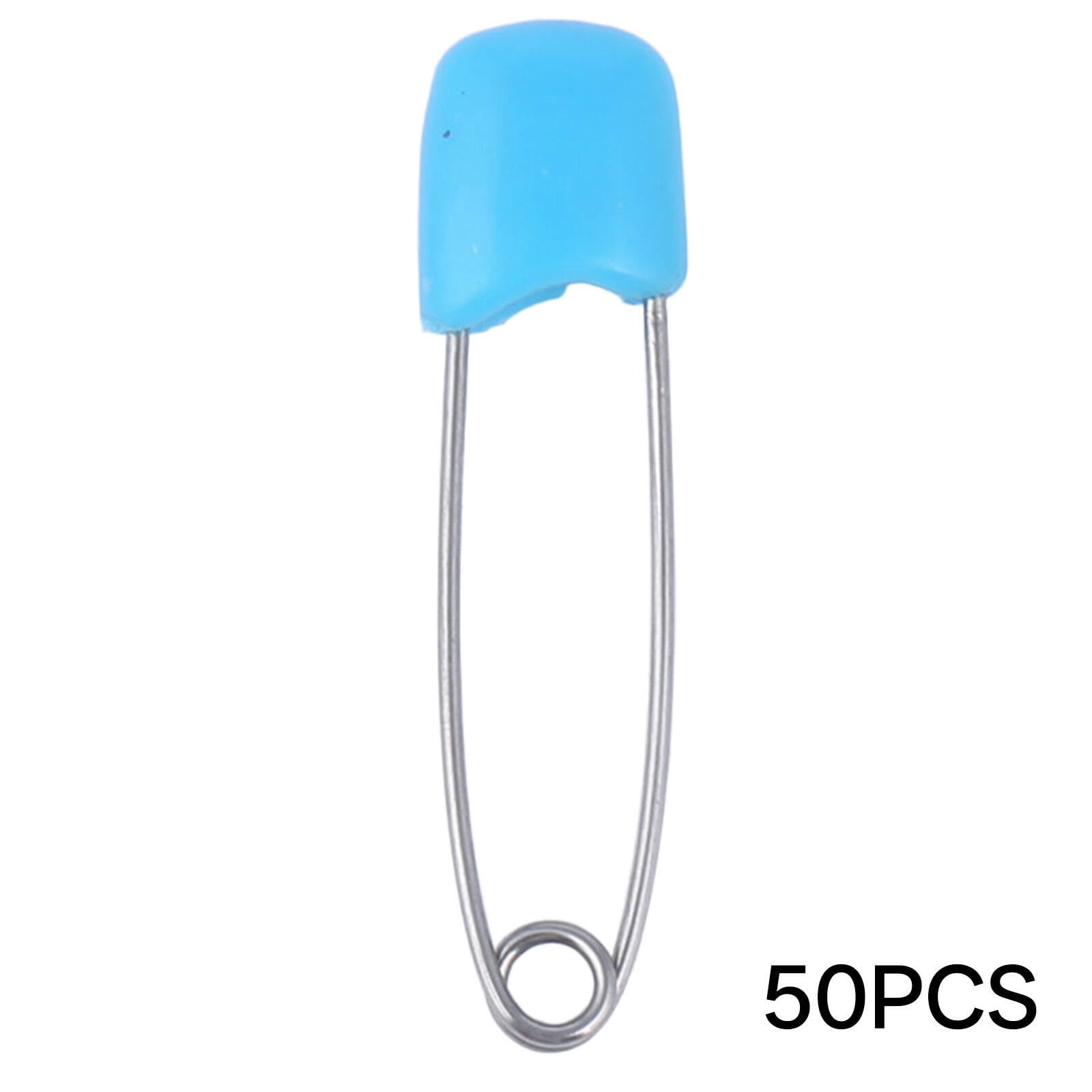 DESIGNICE 50Pcs Baby Safety Pins,Cute Design Baby Diaper Pin,Attention ...