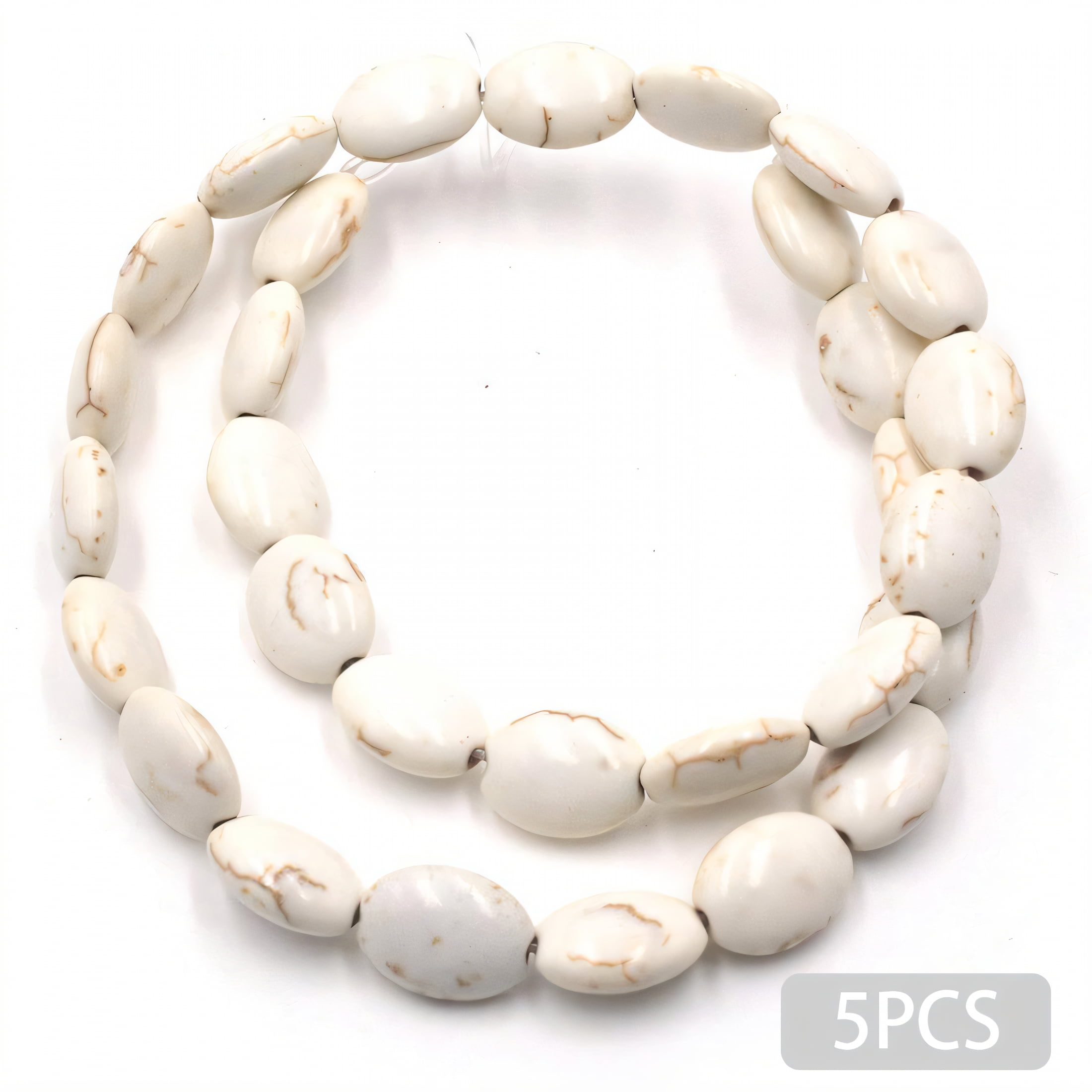 DESIGNICE 5Pcs Beads for Bracelets,Grey Feel Spacer Beads,Mixed Form ...