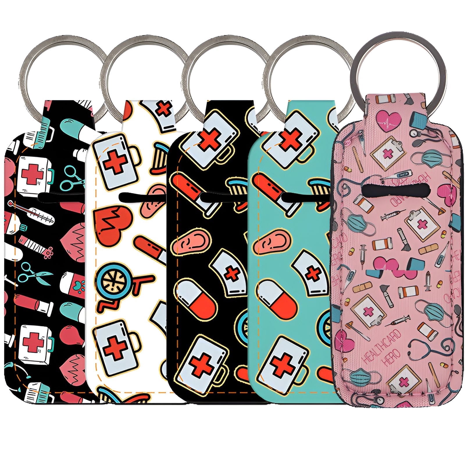DESIGNICE 2026 New 5Pcs Chapstick Holder Key Chain,Chapstick Holder Key ...