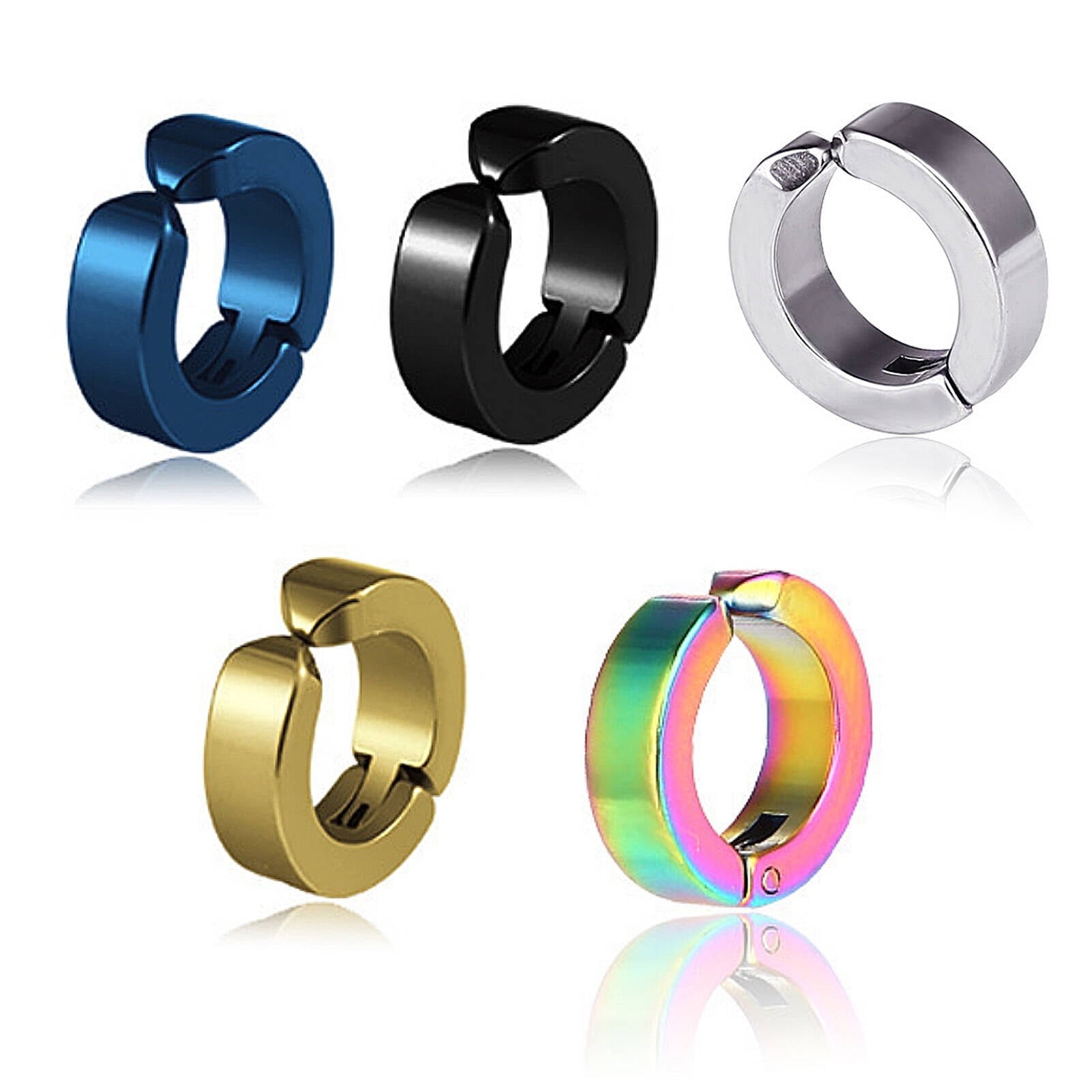 DESIGNICE 5Pcs Earrings,No Piercing Required Clip on Earrings ...