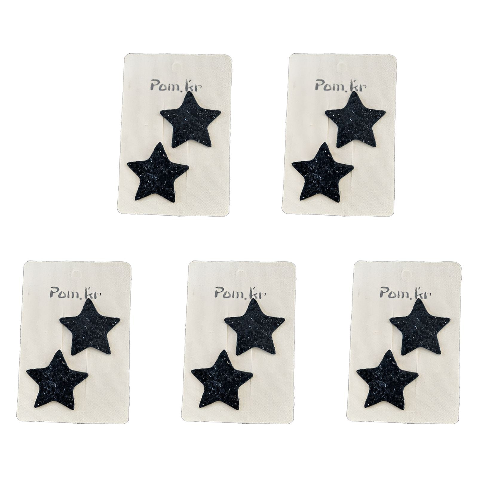 DESIGNICE 5Pcs Stars Hair Clips,Radiant Glow Cute Hair Clips,Beautiful ...