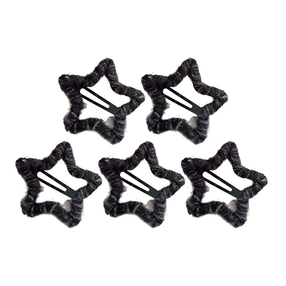 DESIGNICE 5Pcs Stars Hair Clips,Simple Shape Cute Hair Clips,Timeless ...