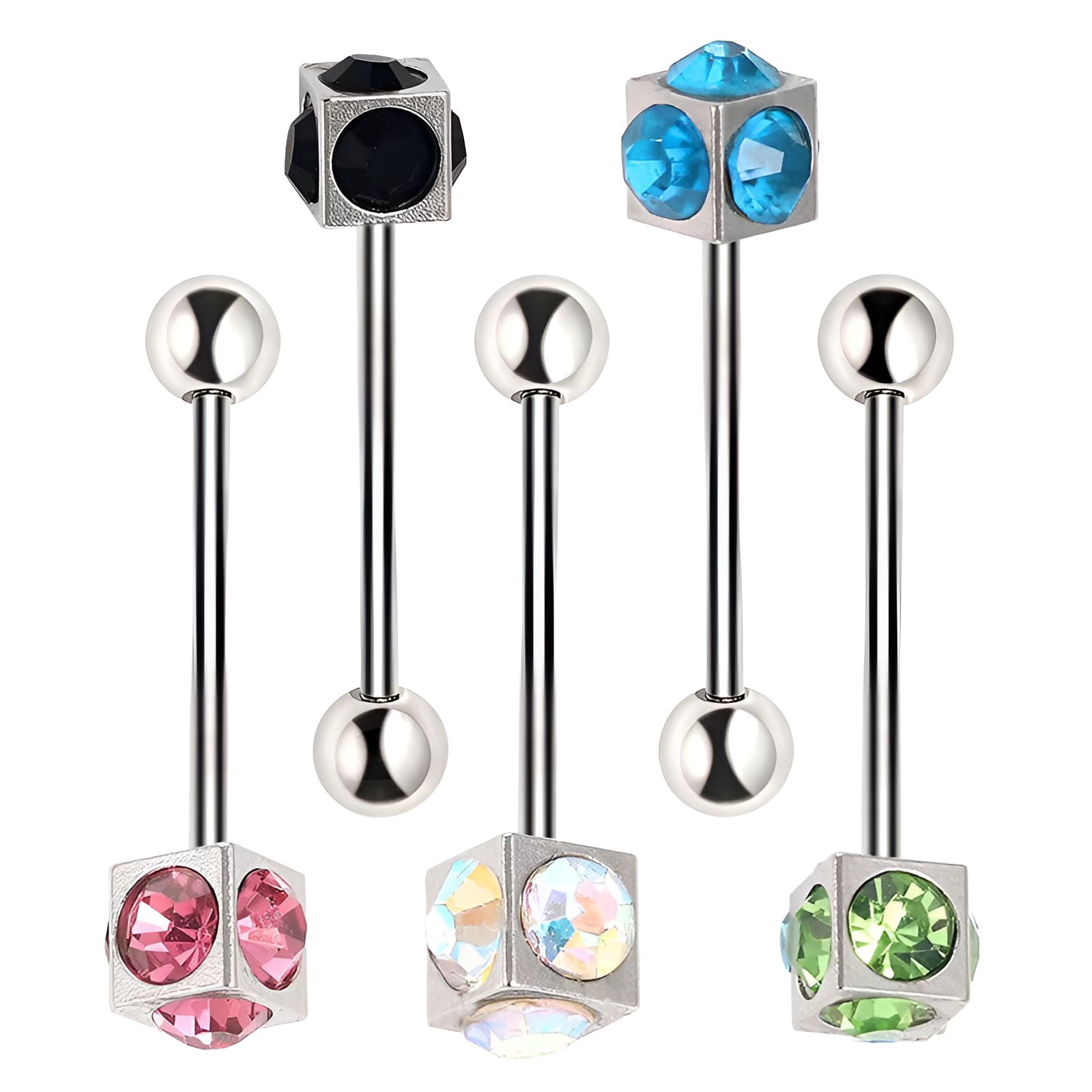 DESIGNICE 5Pcs Tongue Rings,Glide-Friendly Surface and Low-Resistance ...