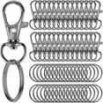 DESIGNICE 2026 New 60Pcs Keychain Making Kit,Including 30Pcs Keychains ...