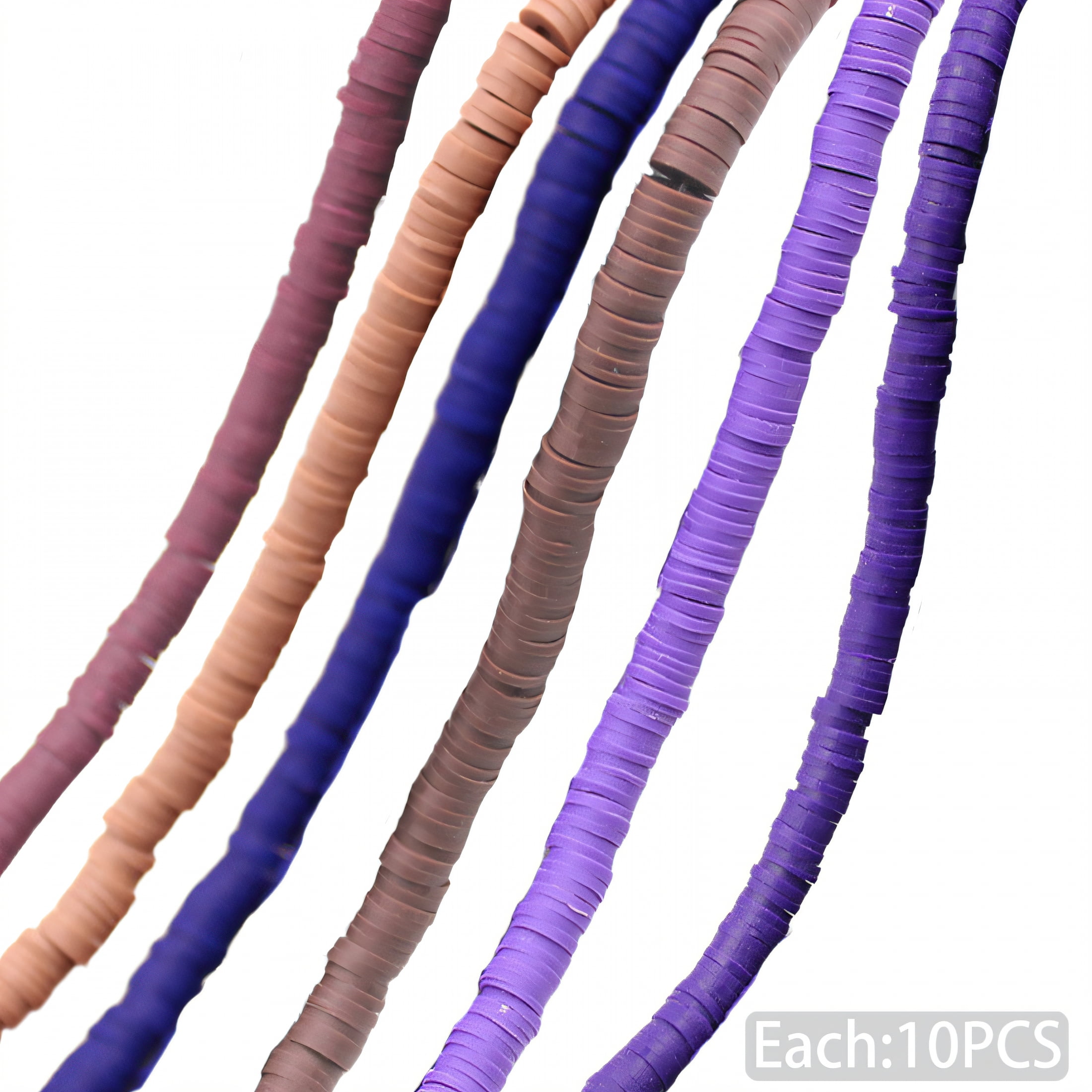 DESIGNICE 60Pcs Clay Beads,Simple Structure Small Beads,Quick Forming ...