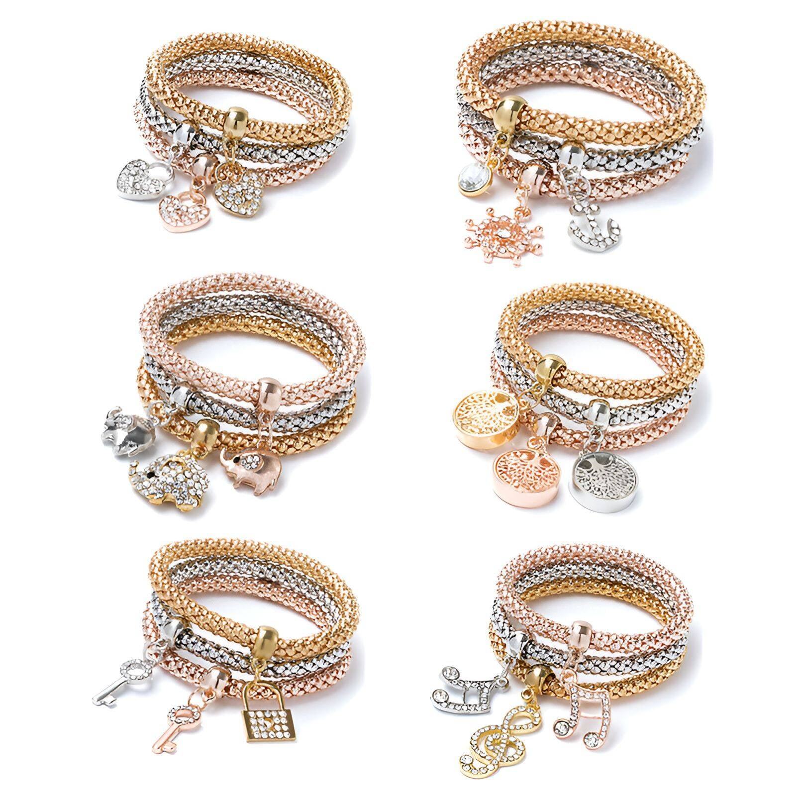 DESIGNICE 6Pcs Bracelets for Women,Reinforced Wear-Resistant Design ...