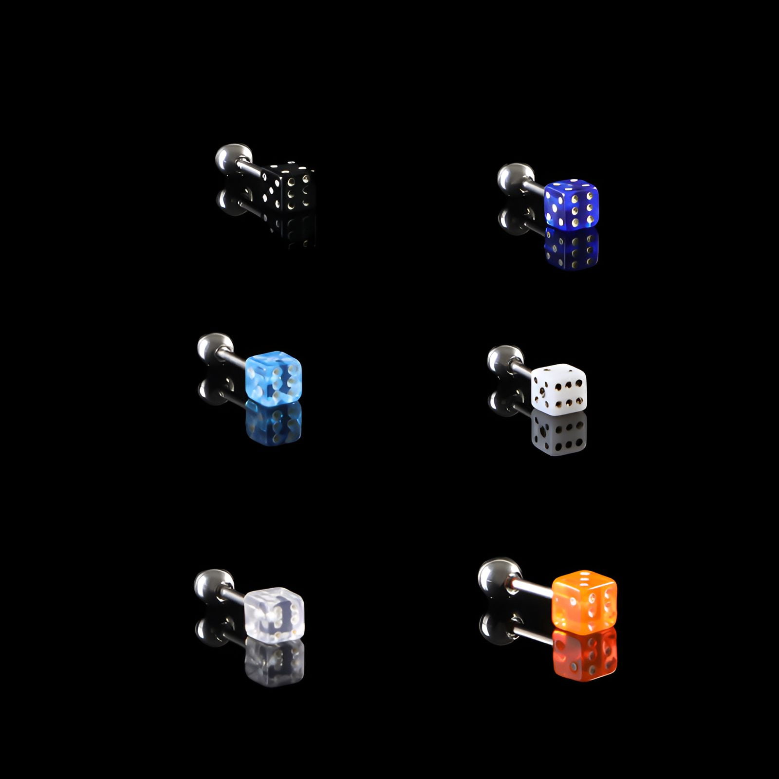 DESIGNICE 6Pcs Tongue Rings,Comfortable Texture and Extended Use ...