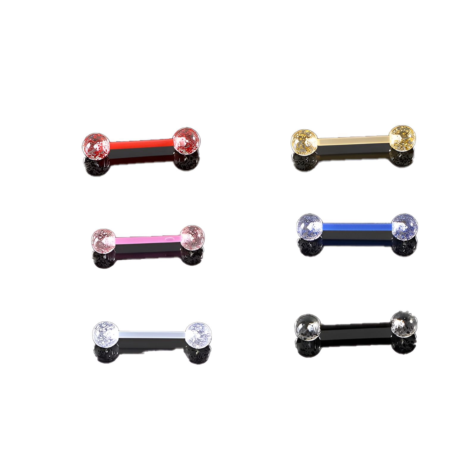 DESIGNICE 6Pcs Tongue Rings,Refined Structure Corrosion and Rust ...