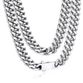 DESIGNICE 7Mm Stainless Steel Mens Chain Necklaces Hip Hop Rock Miami ...