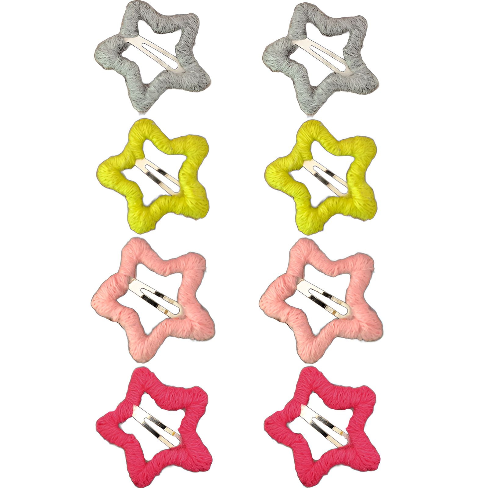 DESIGNICE 8Pcs Baby Barrettes,Comtable to Wear Toddler Barrettes ...