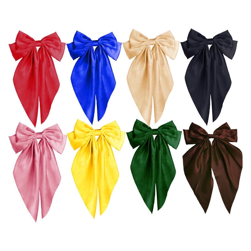 DESIGNICE 8Pcs Hair Bows for Women,Elegant Bow Design Girls Hair Bows ...