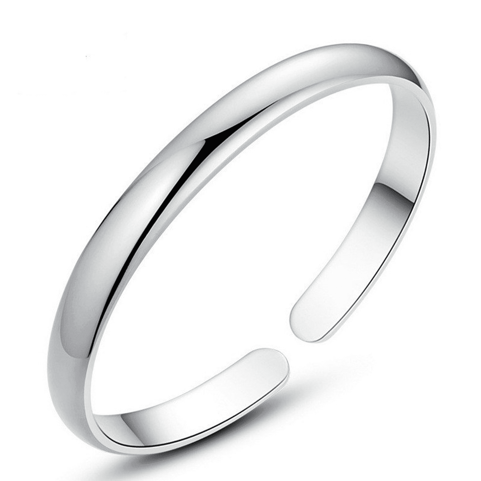 DESIGNICE 925 Sterling Silver Bracelets for Women Simple and Adjustable ...