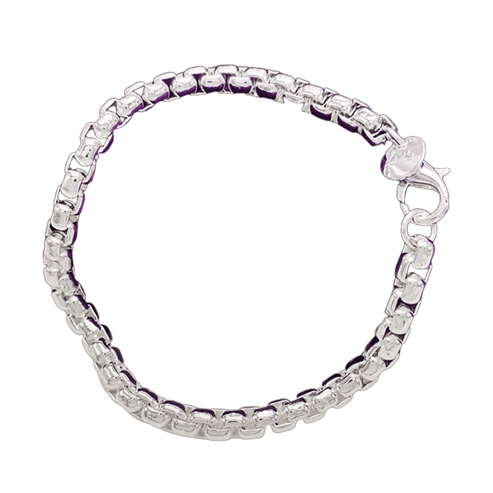 DESIGNICE 925 Sterling Silver Bracelets for Women Sterling Silver Round ...