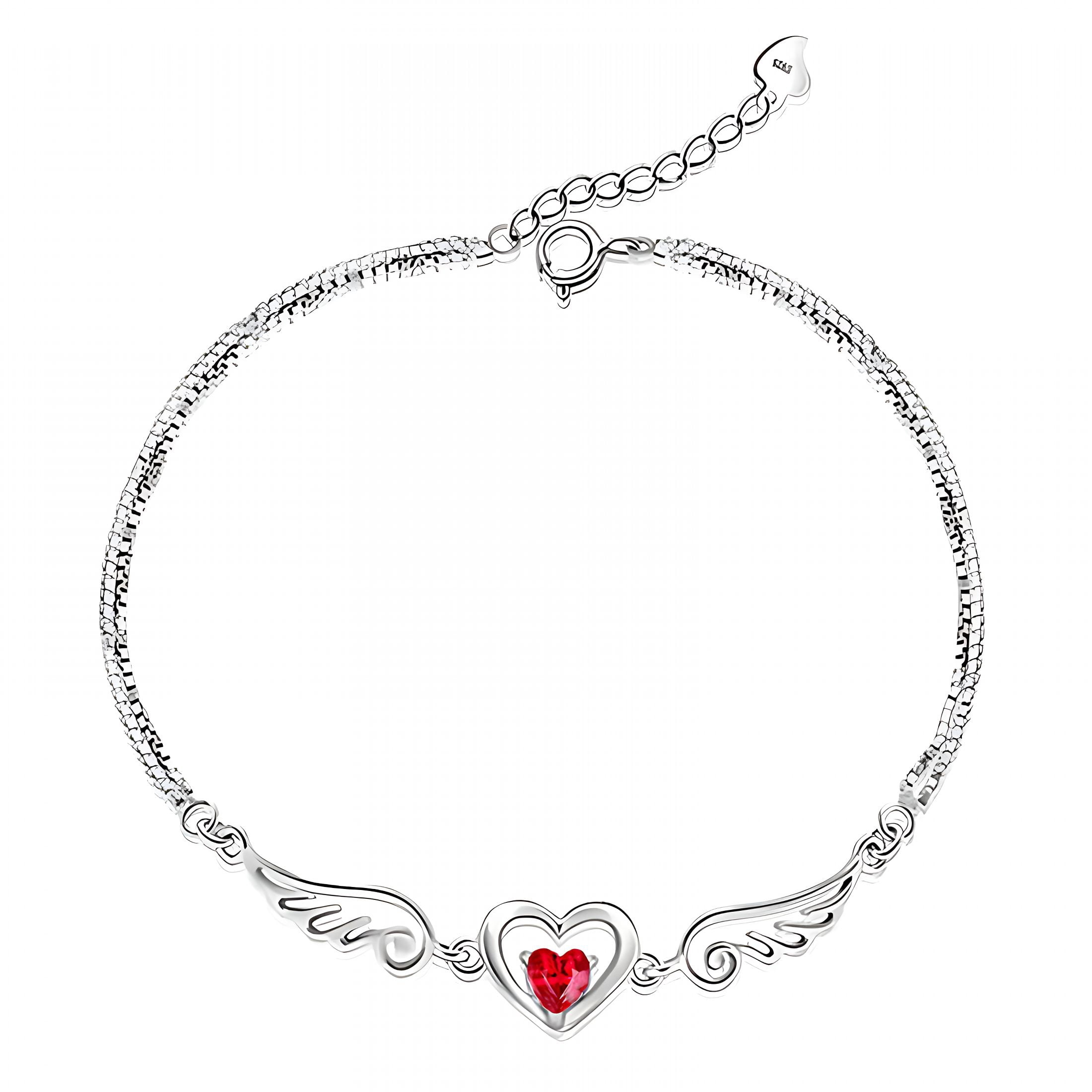 DESIGNICE 2026 New 925 Sterling Silver Guardian Angel Wings Bracelets ...