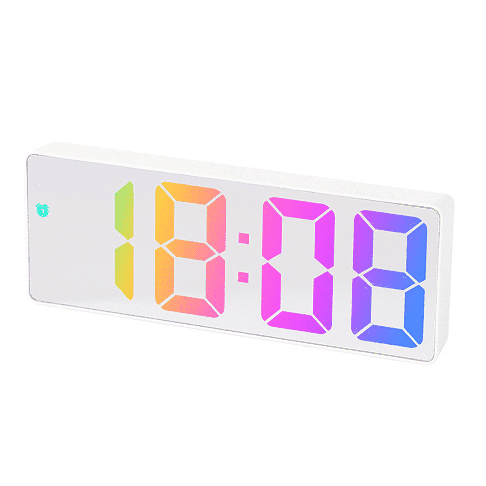 DESIGNICE Alarm Clock Adaptive Brightness Adjustment Digital Clock Real ...