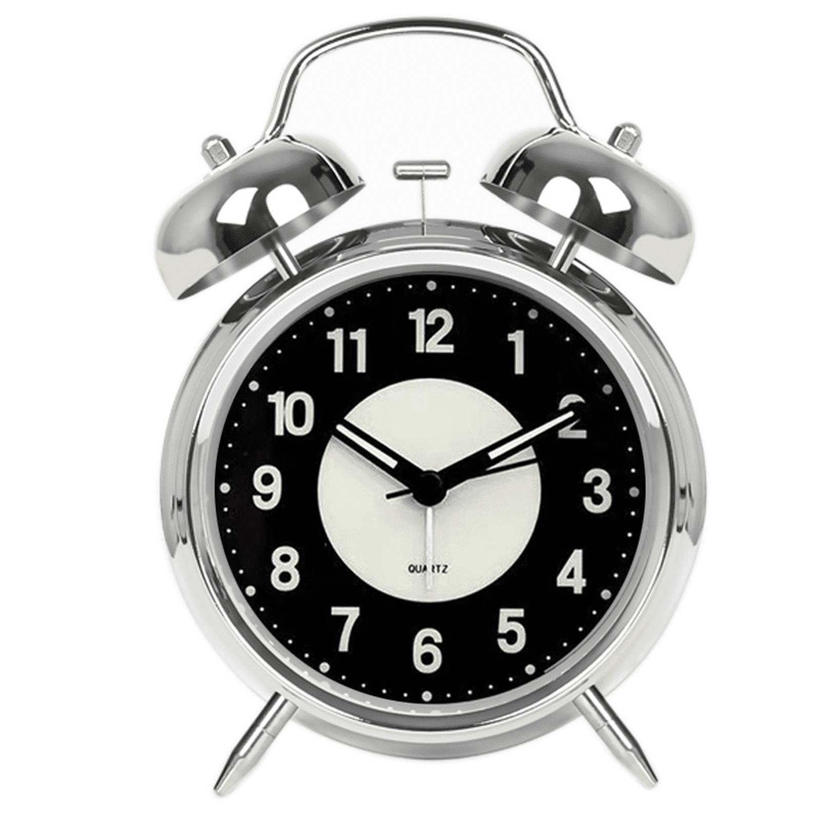 DESIGNICE Alarm Clock Loud Ringtone Alarm Clocks for Bedrooms Metal ...