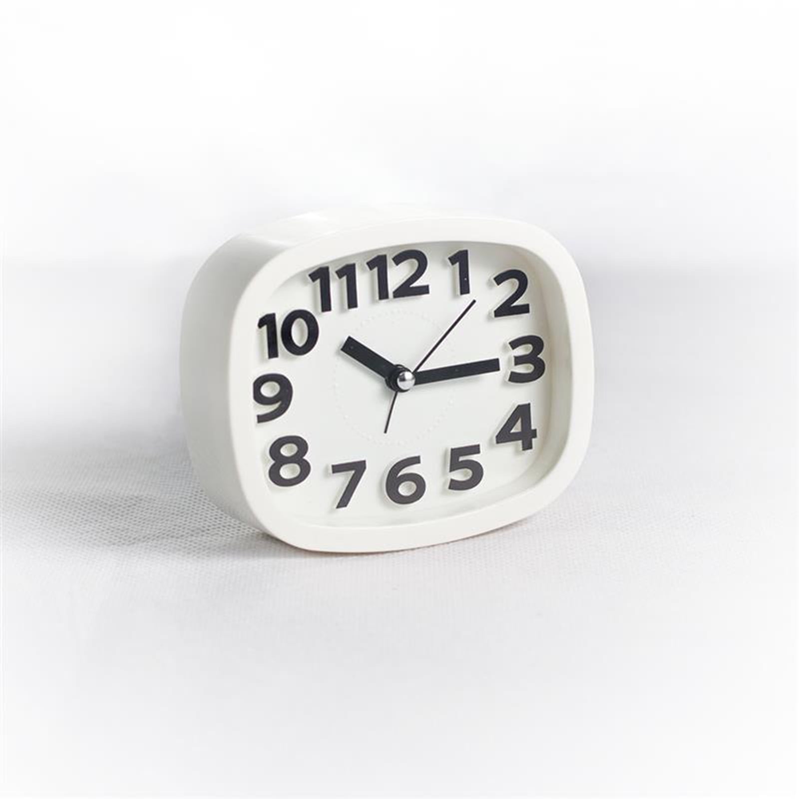 DESIGNICE Alarm Clock Plastic Battery Powered Kids Alarm Clock for ...