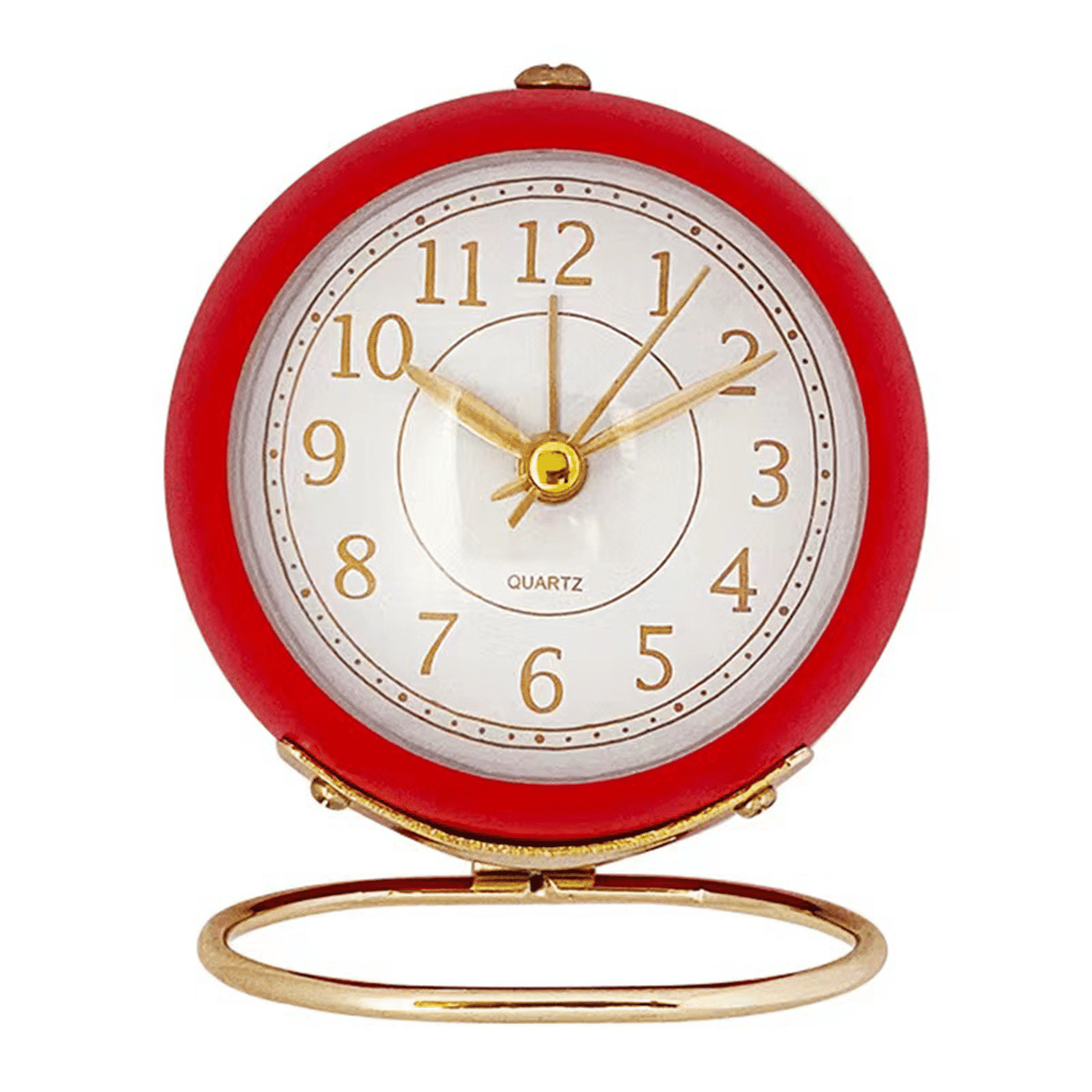 DESIGNICE Alarm Clock Quiet Movement Alarm Clocks for Bedrooms Bright ...