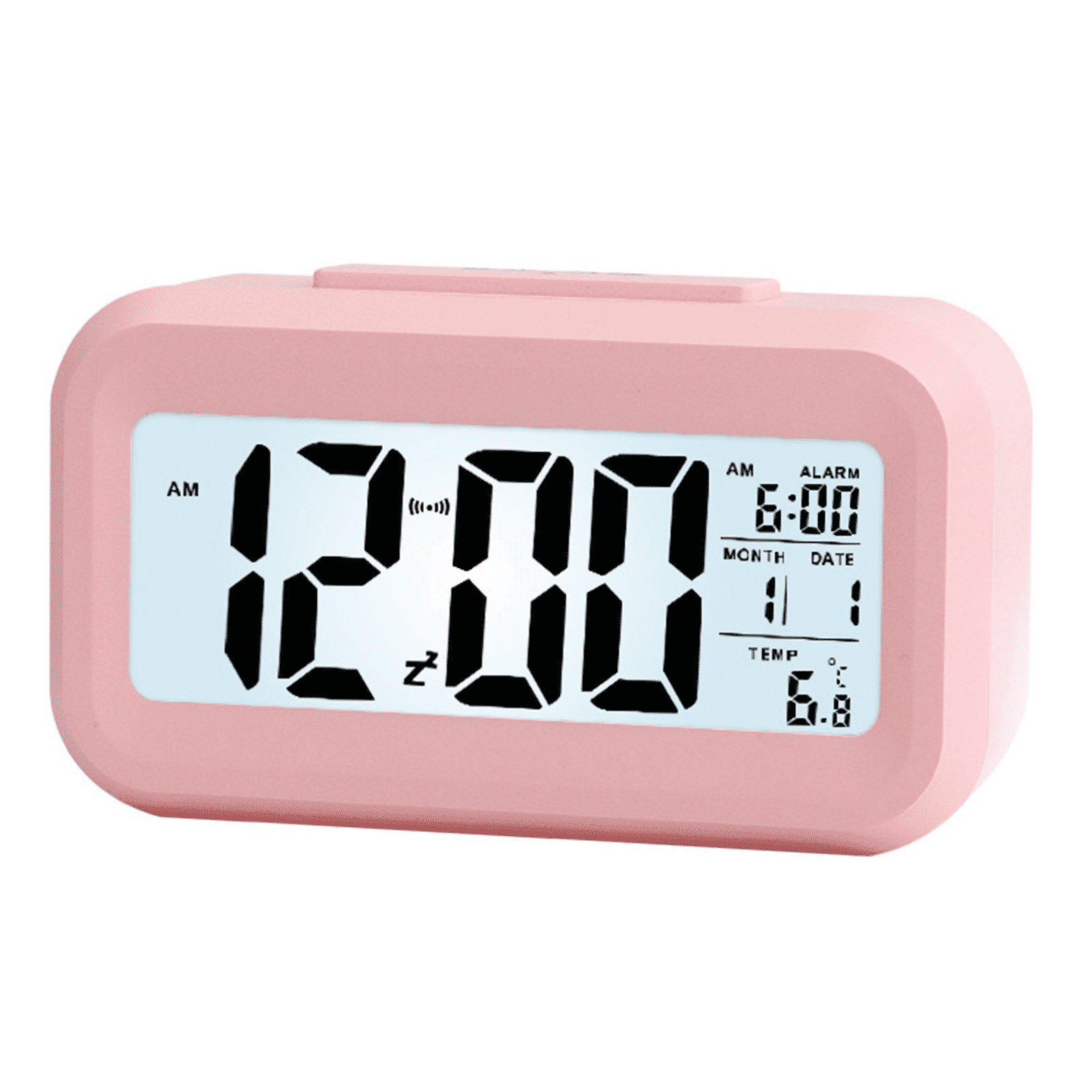 DESIGNICE Alarm Clock Real Time Temperature Display Alarm Clocks for ...