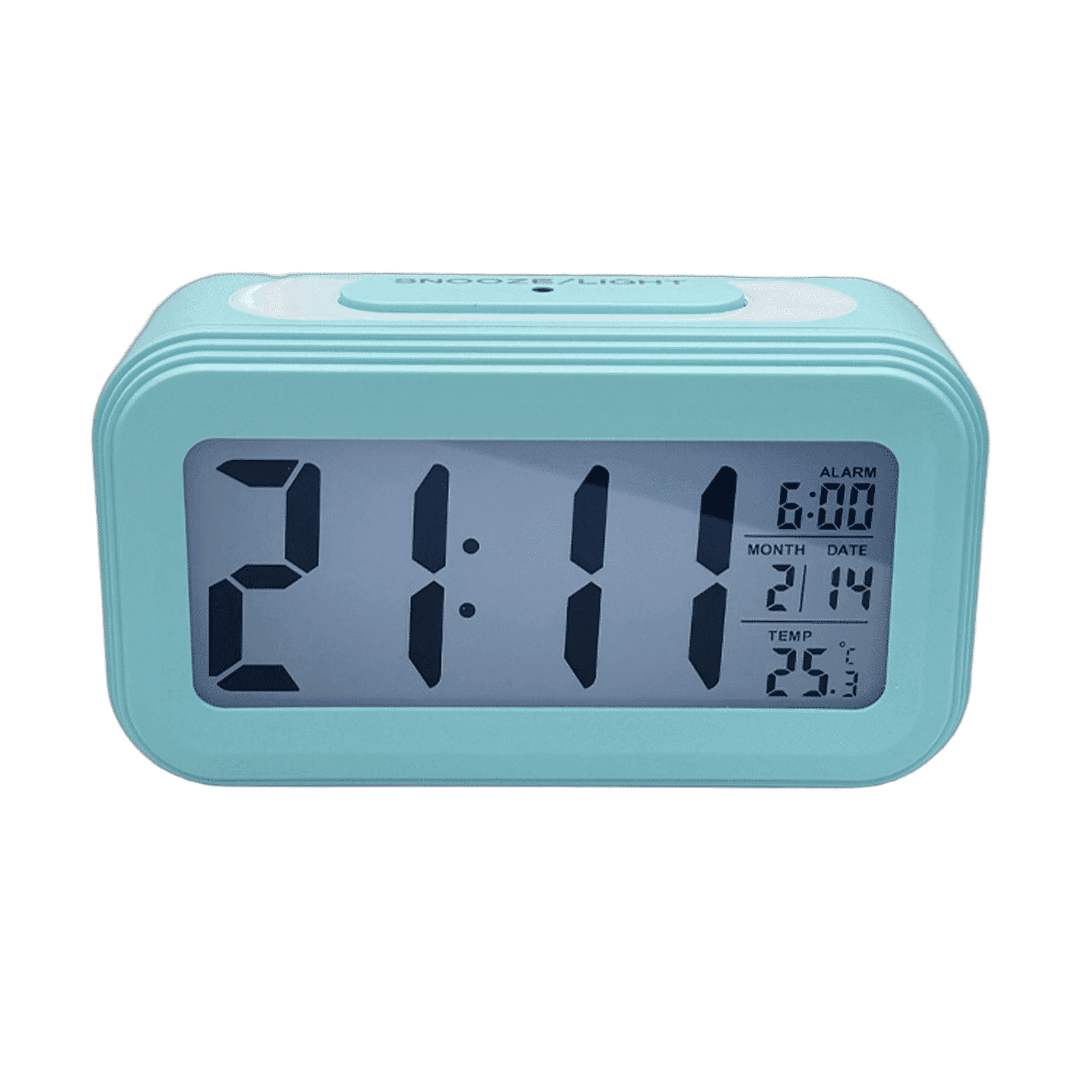 DESIGNICE Alarm Clock Real-Time Temperature Display Alarm Clocks for ...