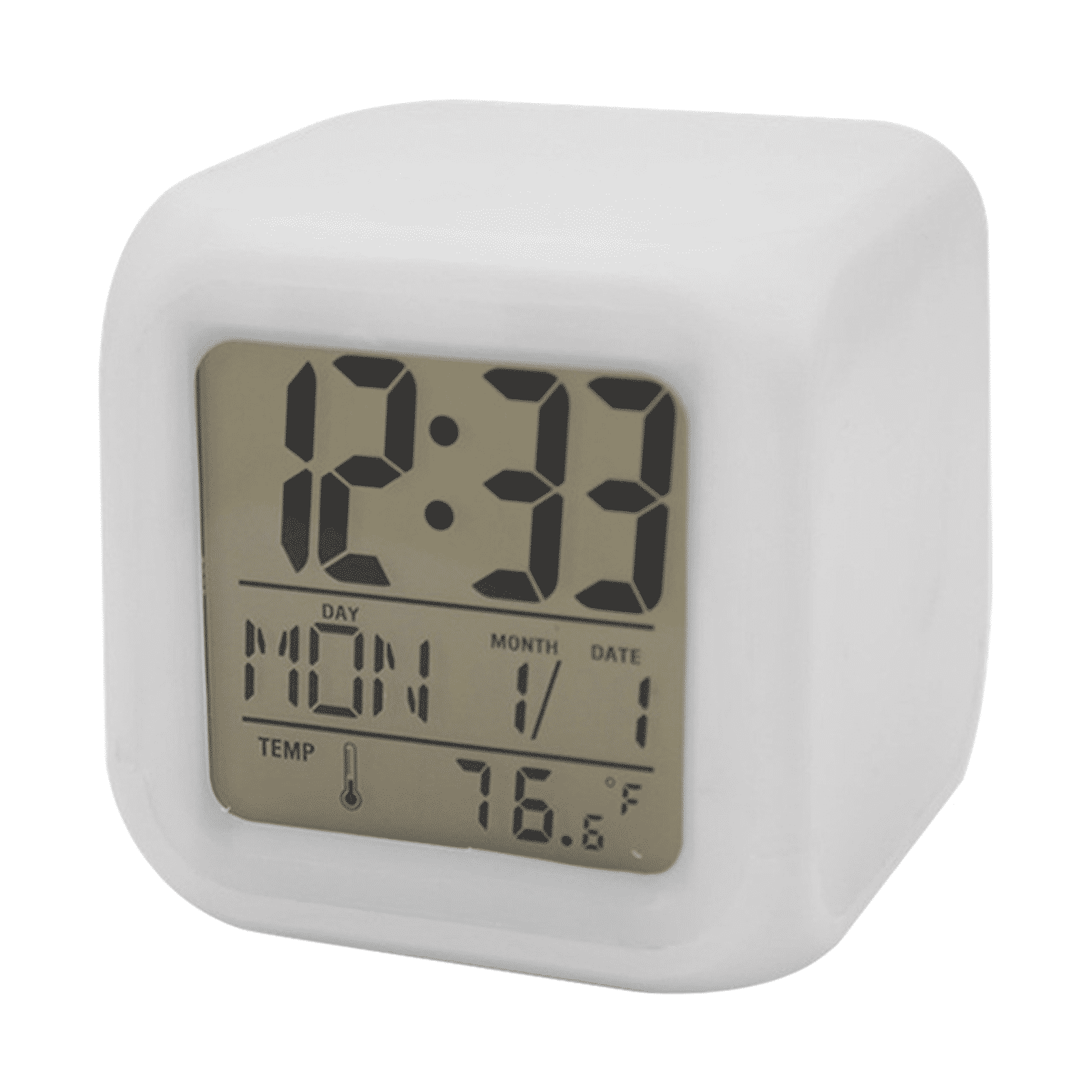 DESIGNICE Alarm Clock Temperature Humidity Display Alarm Clocks for ...