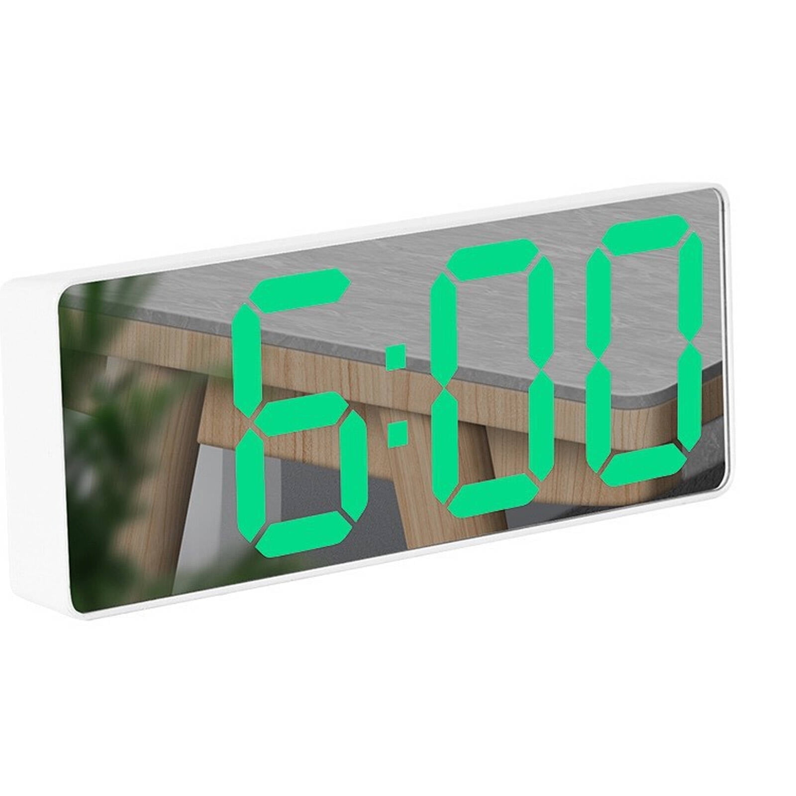 DESIGNICE Alarm Clock Time Date Temperature Display Clocks for Living ...