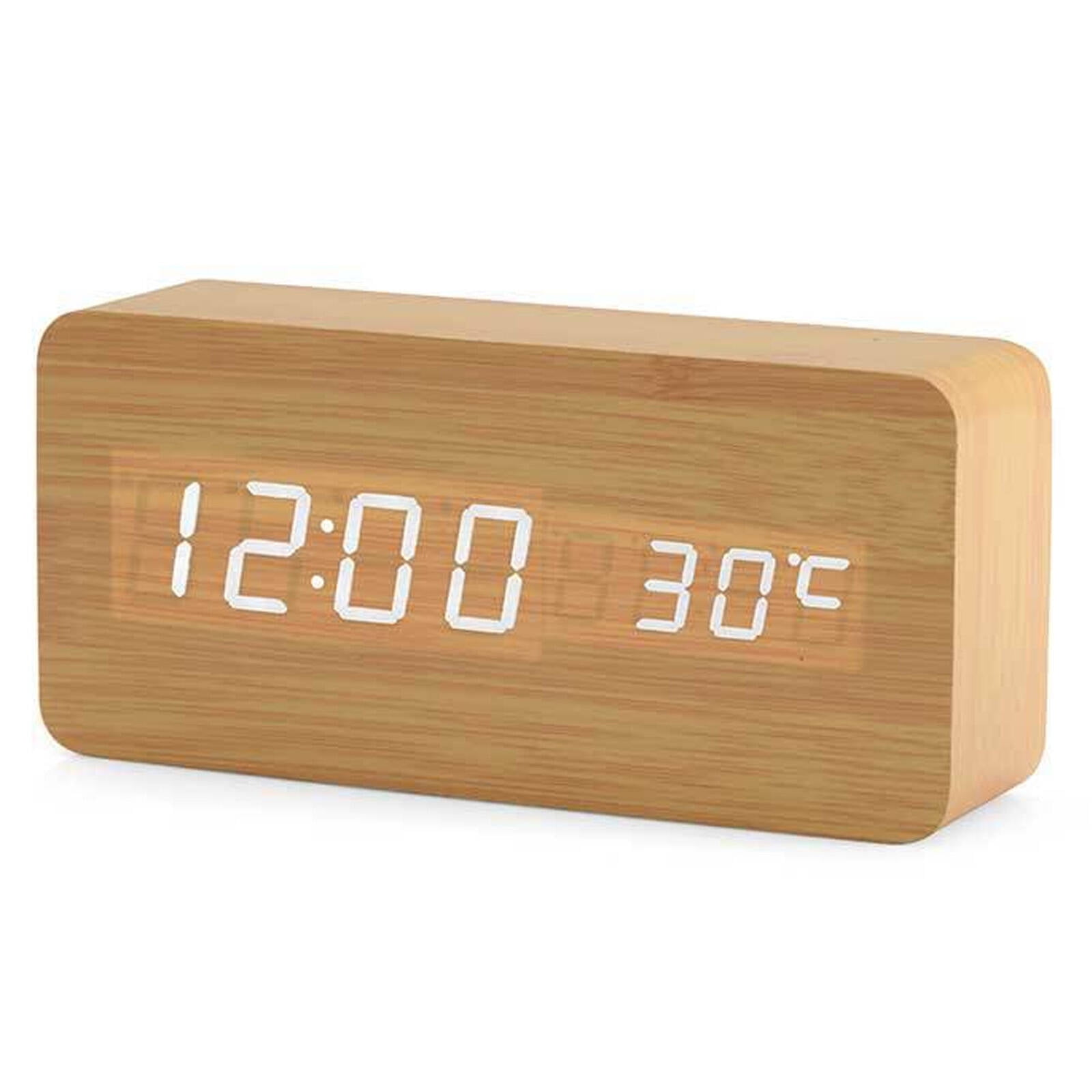 DESIGNICE Alarm Clock Voice-Activated Power-Saving Alarm Clocks for ...