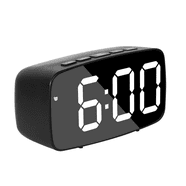 Gallickan 2.2" Silent Analog Alarm Clock Non Ticking, Increasing Volume ...
