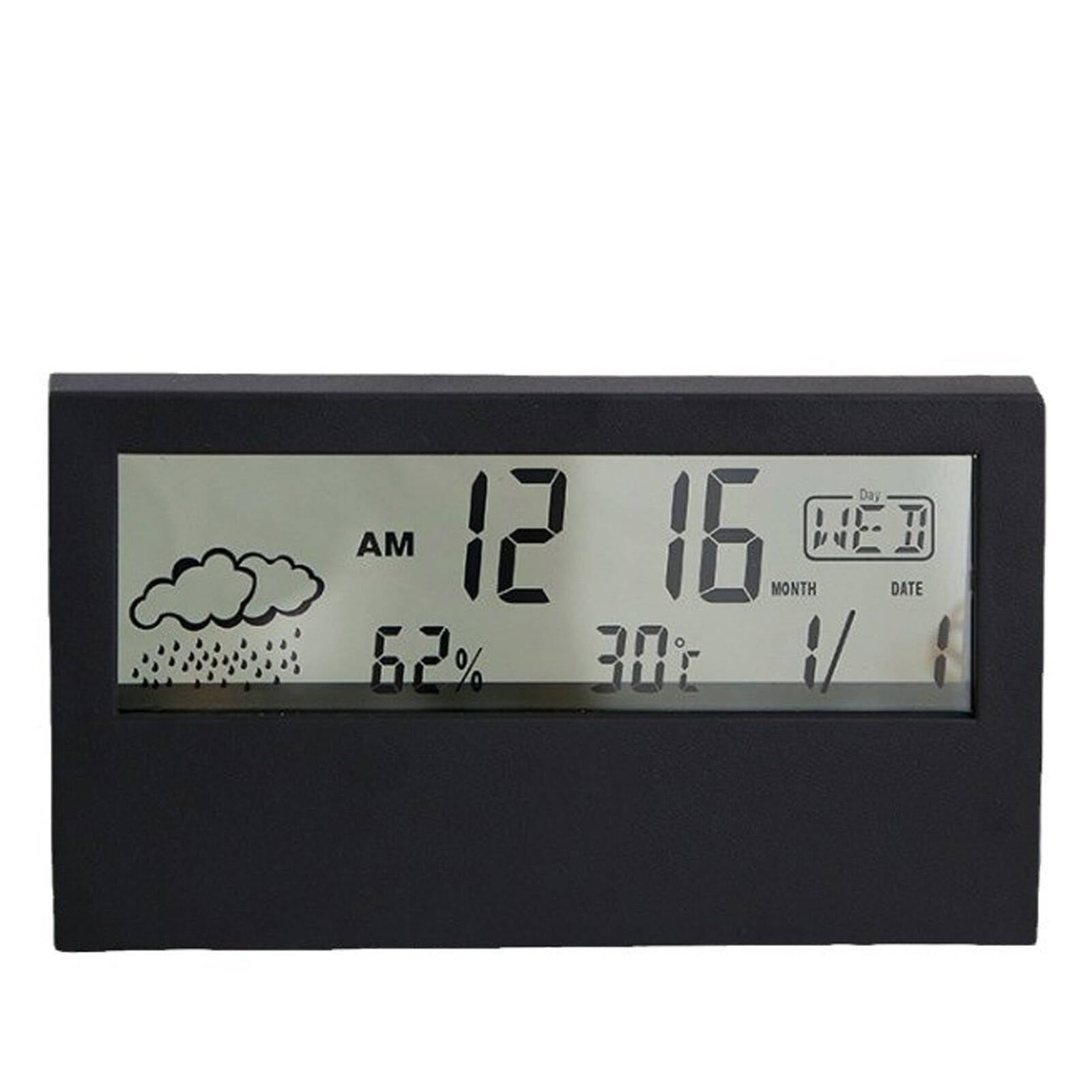 DESIGNICE Alarm Clocks for Bedrooms Weather Condition Indication ...