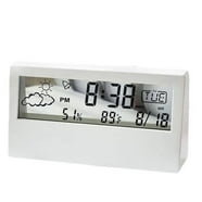 8082T Digital Clock Weather Forecast Perpetual Calendar LED Color ...