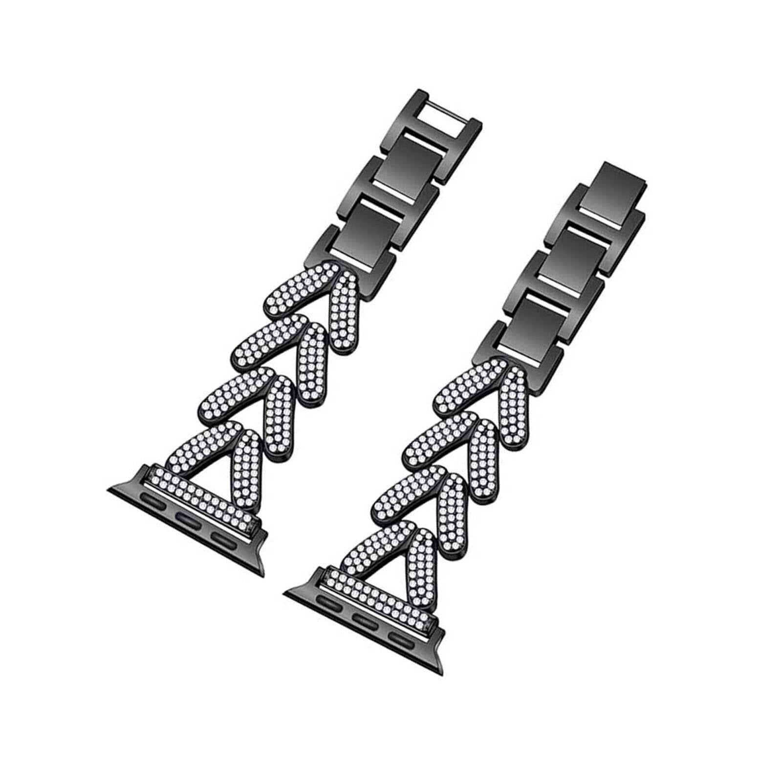 DESIGNICE Apple Watch Band,Embossed Floral Design I Watch Bands,Water ...