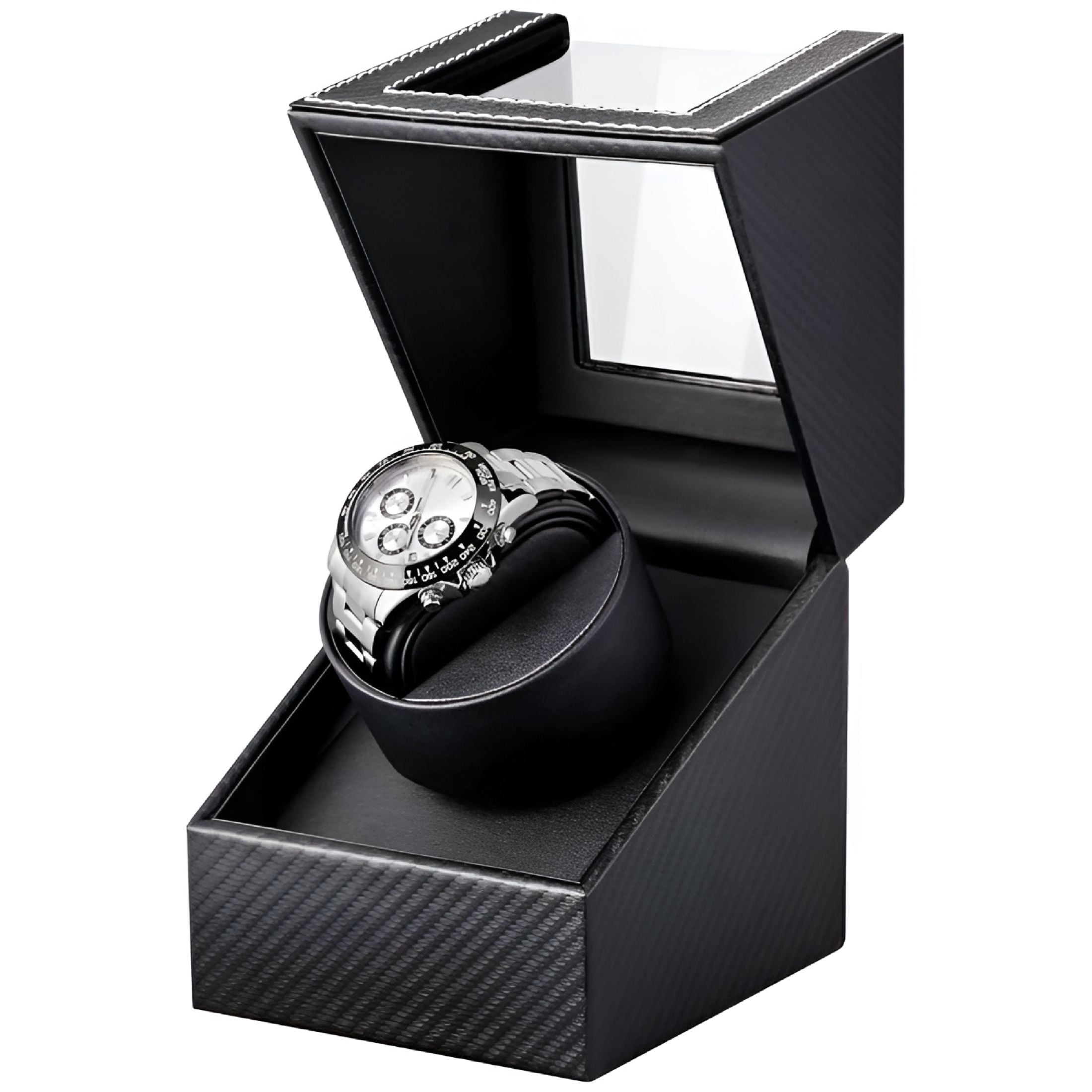 DESIGNICE Automatic Watch Winder: Automatic Single Watch Winder Box ...