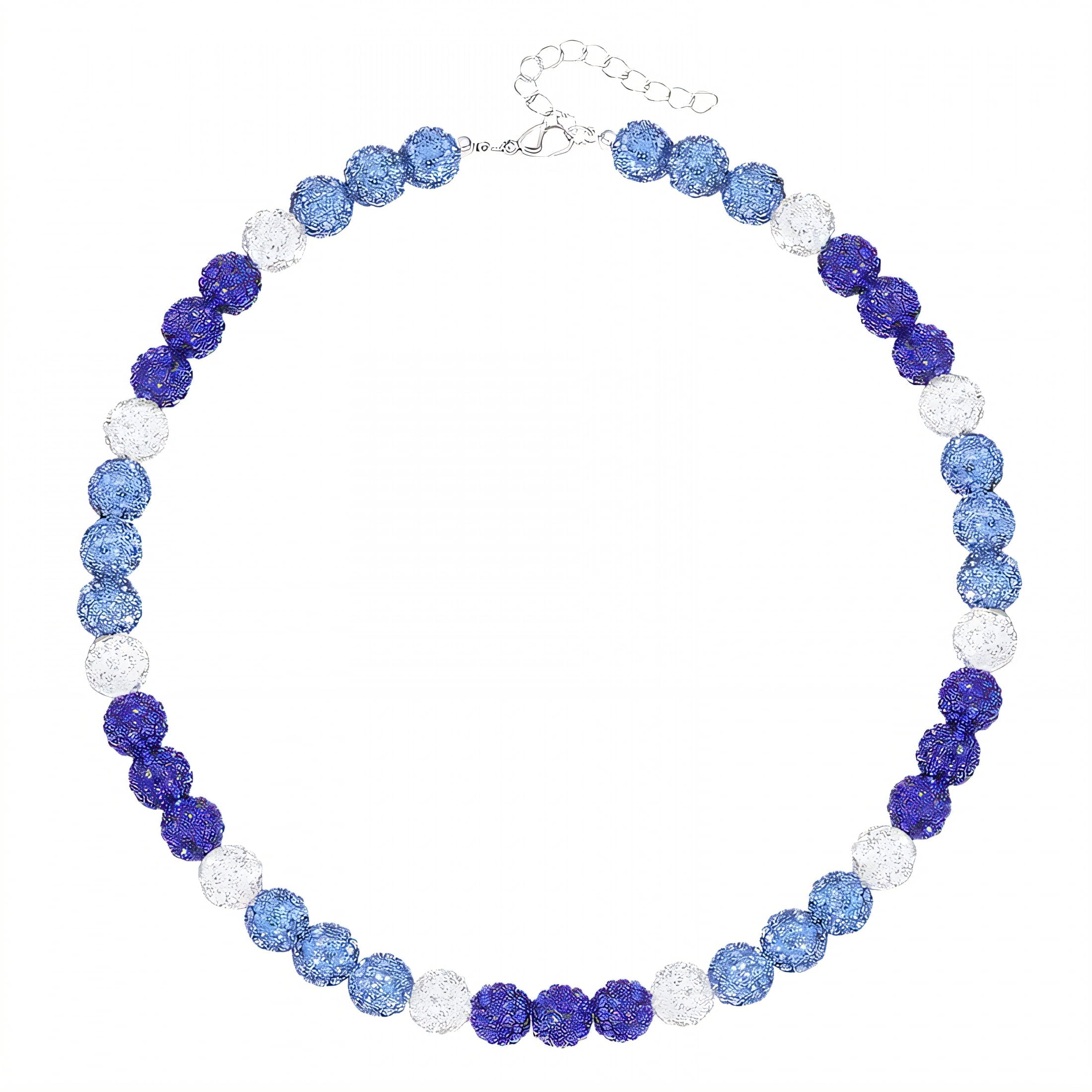 DESIGNICE Baseball Necklace Diamond Embedding Baseball Chain Light Blue ...